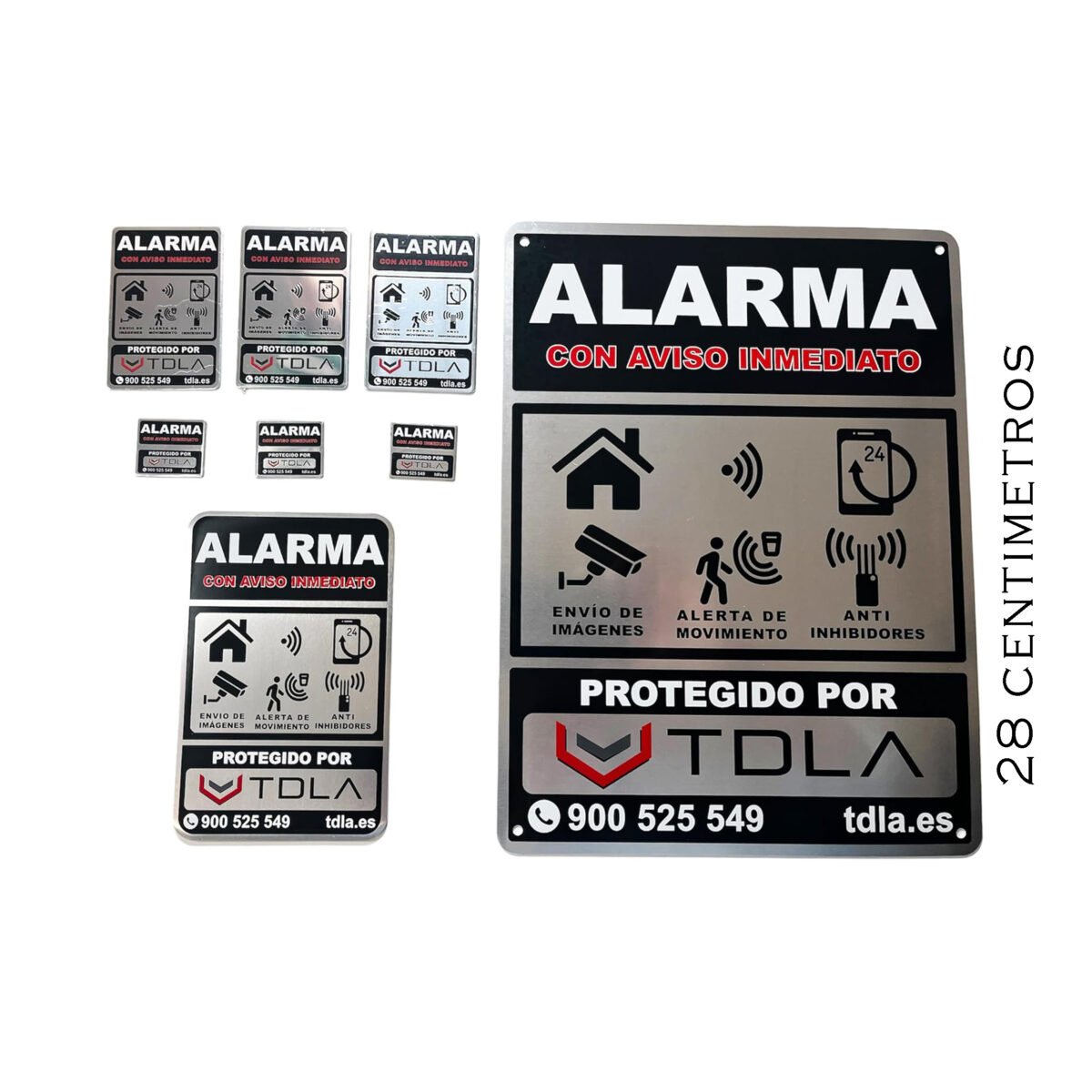 Lote completo carteles alarma. Recomendado para Ajax. – Tienda Alarmas AJAX